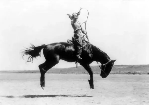 Canutt champion lady rider of the world on Winnemucca