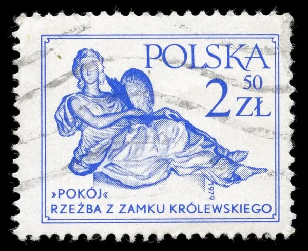 Postage stamp from the Poland in the Art series issued in
