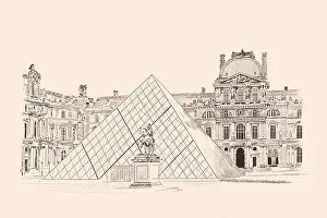 Louvre Museum Prints